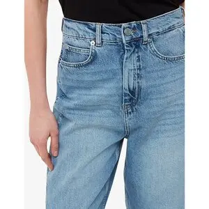 Whistles Authentic Barrel-leg Mid-rise Jeans
