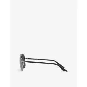 Ray-ban Polished-metal Sunglasses - Grey