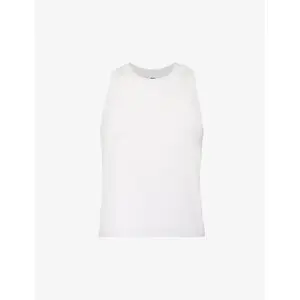 Vuori Energy Sleeveless Stretch-jersey Top - White