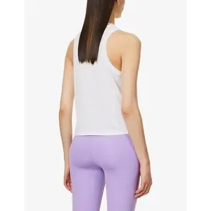 Vuori Energy Sleeveless Stretch-jersey Top - White