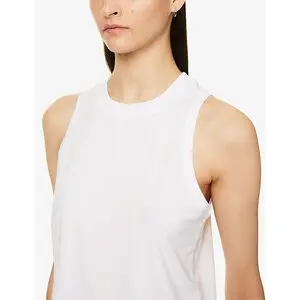 Vuori Energy Sleeveless Stretch-jersey Top - White