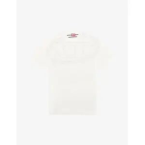 DIESEL® T-boggy Logo-print Short-sleeve Cotton T-shirt M 141