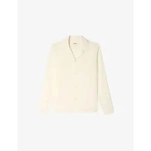 Sandro Spread-collar Woven Shirt - White