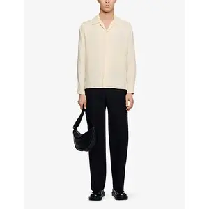 Sandro Spread-collar Woven Shirt - White