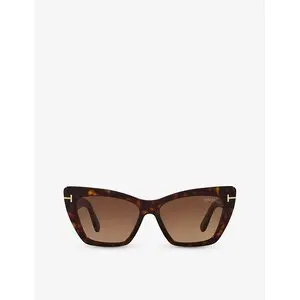 TOM FORD Cat-eye Tortoiseshell Acetate Sunglasses - Brown