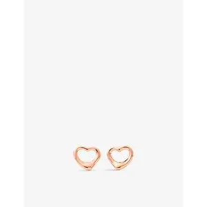 Tiffany & Co. Elsa Peretti Open Heart Earrings - 18k Rose Gold