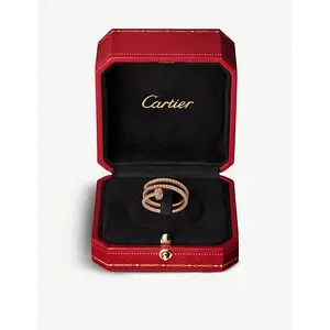 Cartier Juste Un Clou Diamond-paved Double Ring