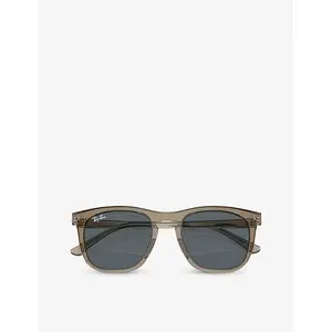 Ray-ban Round-frame Acetate Sunglasses