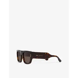 Gucci Gg1262s Rectangle-frame Sunglasses