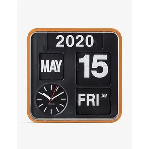 KARLSSON Mini Flip Mechanical Wall Clock 24.5cm - Orange