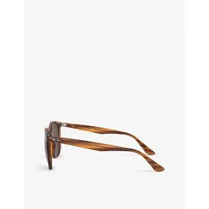 Ray-ban Tortoiseshell Round Frame Sunglasses - Red