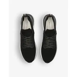 Magnanni Grafton Knitted Low-top Trainers - Black