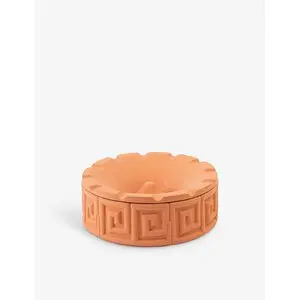 SELETTI Magna Graecia Round Terracotta Ashtray - One-color