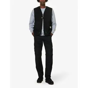 Carhartt Work In Progress Aviation Straight-leg Cargo Trousers - Black