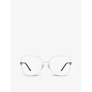 CARTIER Rectangle-frame Sunglasses - Silver