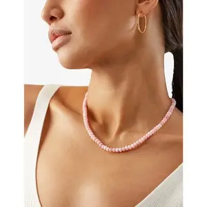 Monica Vinader Love Opal Necklace - Yellow Gold