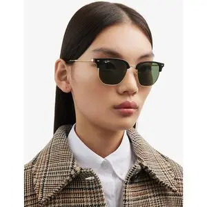Ray-ban Clubmaster Propionate Sunglasses - Black