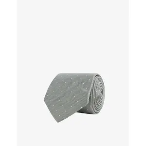 REISS Reiss Liam Polka-Dot Woven Tie Soft Sage