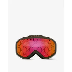 Gucci Gc001928 Gg1210s Irregular-frame Injected Googles