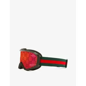 Gucci Gc001928 Gg1210s Irregular-frame Injected Googles
