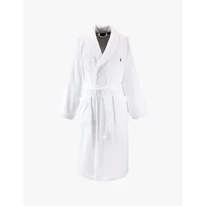 Ralph Lauren Logo-embroidered Relaxed-fit Cotton Bathrobe - White