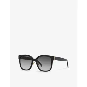 Saint Laurent Cat-eye Frame Sunglasses - Black