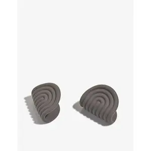 OUR PLACE Textured Curved-design Wrap-around Silicone Hot Grips - Char