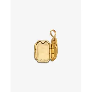 Monica Vinader Signature Locket - Yellow Gold