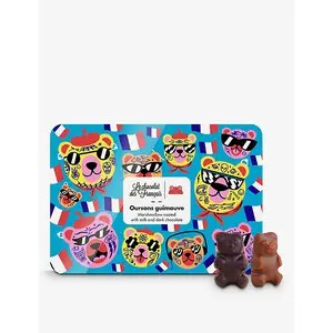 LE CHOCOLAT DES FRANCAIS Organic Dark And Milk Chocolate-coated Marshmallows Tin Of 12 - Na