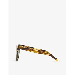 Saint Laurent Sl214 Cat-eye Sunglasses - Brown