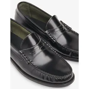Whistles Manny Slip-on Leather Loafers - Black