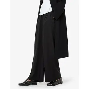 Whistles Manny Slip-on Leather Loafers - Black