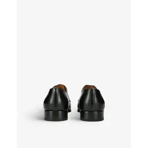 Magnanni Leather Derby Shoes - Black