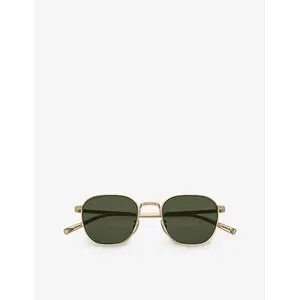 Oliver Spencer Rynn Square-frame Sunglasses - Gold