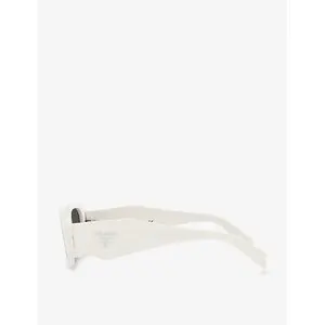 Prada Pr 17ws Rectangular Sunglasses - White