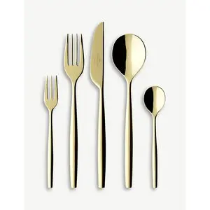 VILLEROY & BOCH Metrochic D'or -plated Stainless Steel 30-piece Cutlery Set - Gold