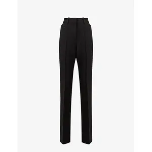 REISS Gabi Slim-leg Trousers - Black