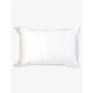 DROWSY SLEEP CO Brand-embroidered Silk Pillowcase - Ayoka Pearl