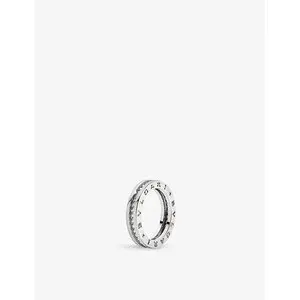 BVLGARI B.zero1 One-band 18ct And Diamond Ring - White Gold