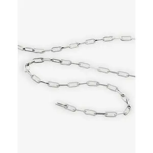 Monica Vinader Mini Paperclip Chain Necklace - Silver