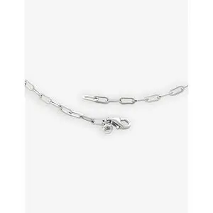 Monica Vinader Mini Paperclip Chain Necklace - Silver