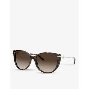Tiffany & Co. Tf4178 Cat-eye Sunglasses - Brown