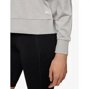 Vuori Halo Relaxed-fit Sweatshirt - Pale Heather Grey