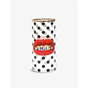 SELETTI Wears Toiletpaper Sh*t Pois Cylindrical Glass Vase 30cm - One-color
