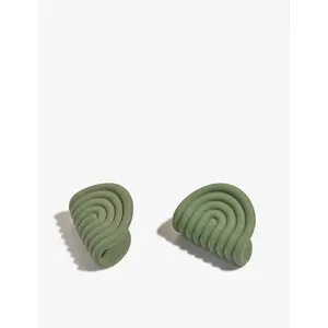 OUR PLACE Textured Curved-design Wrap-around Silicone Hot Grips - Sage