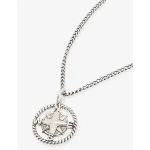SERGE DENIMES Journey Compass Pendant Necklace