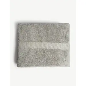 YVES DELORME Etoile Cotton Bath Towel 160cm X 92cm - Platine
