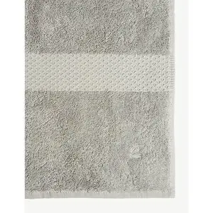 YVES DELORME Etoile Cotton Bath Towel 160cm X 92cm - Platine