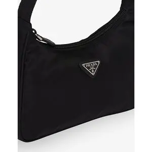Prada Re-edition 2000 Nylon Shoulder Bag - Black
