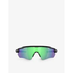 Oakley Radar Ev Path Shield-frame Sunglasses - Black